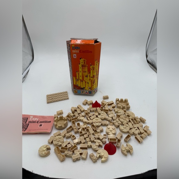 Toys | Vintage Exin Mini Castillos Castle Building Blocks Toy Set Model ...